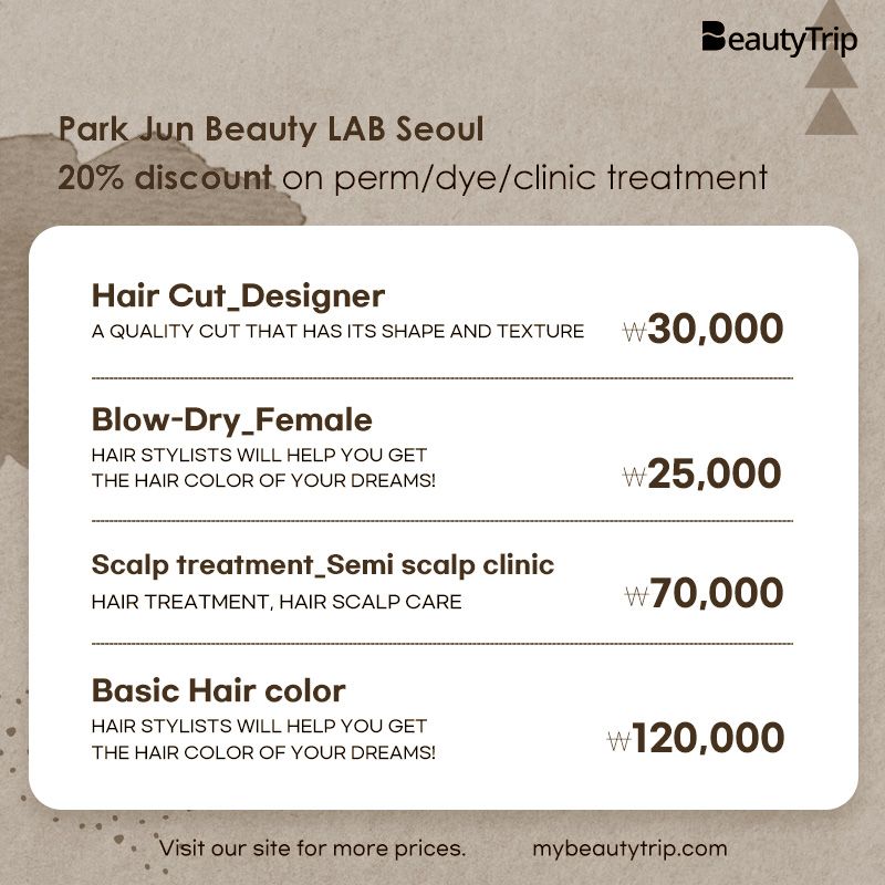 Park Jun Beauty Lab Price List 2021 at Donald Edwards blog